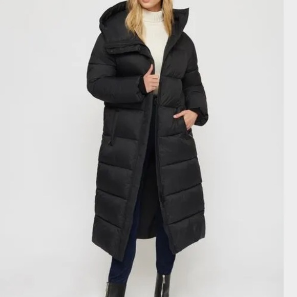 Dynamite | Jackets & Coats | Dynamite Hooded Long City Puffer Coat ...